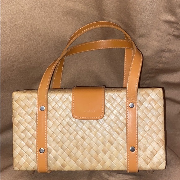 Bags | Woven Straw Purse | Poshmark